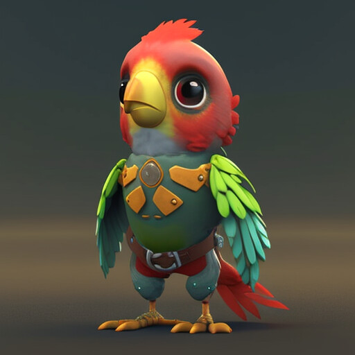 ArtStation - Stylized Game Character Concept 620 png Midjourney art ...