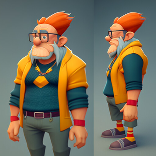 ArtStation - Stylized Concept Character Street GO 1740 png Midjourney ...