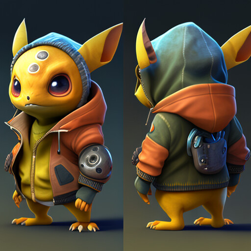 ArtStation - Stylized Concept Character Street GO 1740 png Midjourney ...