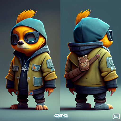 ArtStation - Stylized Concept Character Street GO 1740 png Midjourney ...