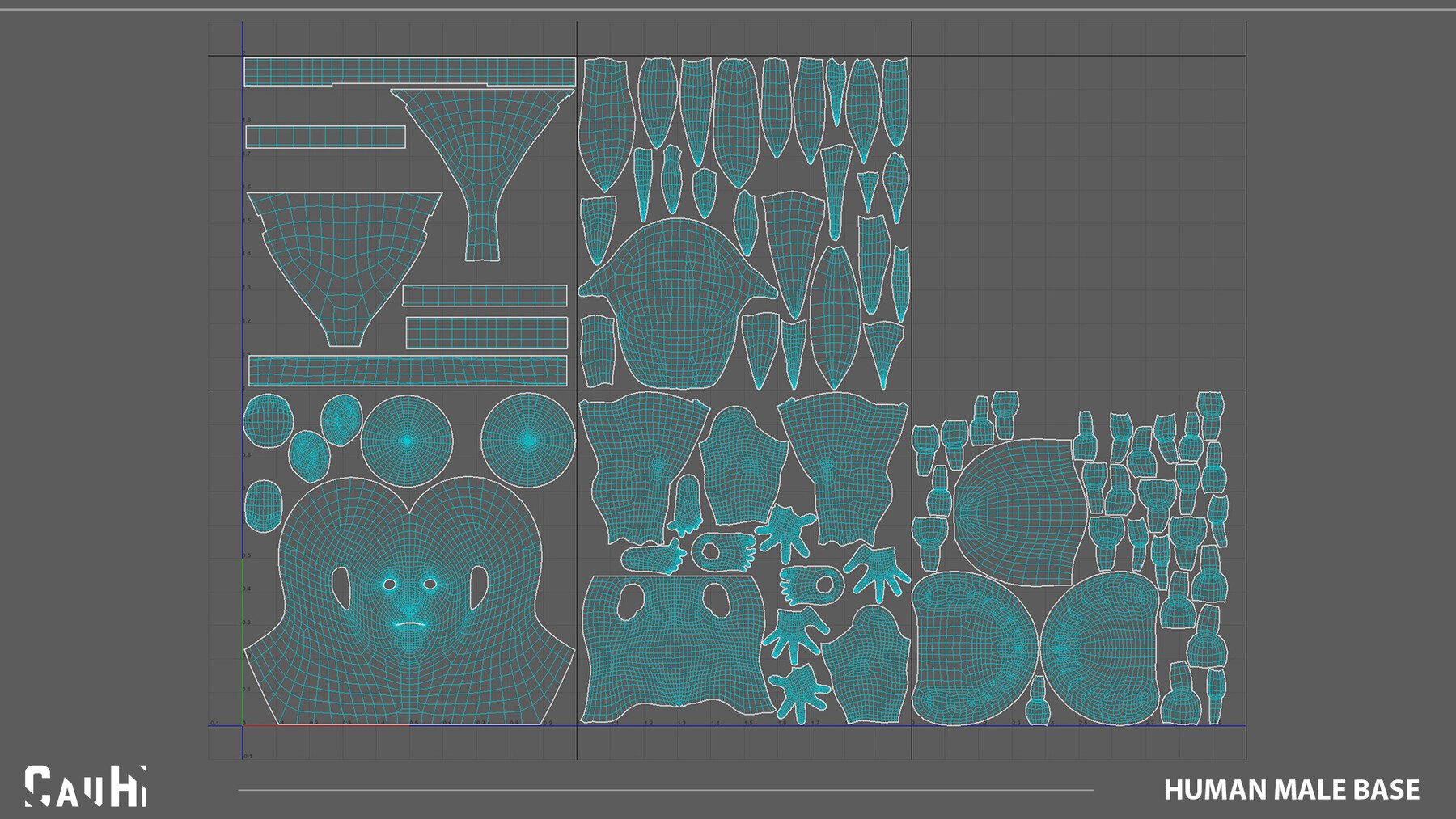 ArtStation - Stylized Male Anatomy Game Model | Game Assets