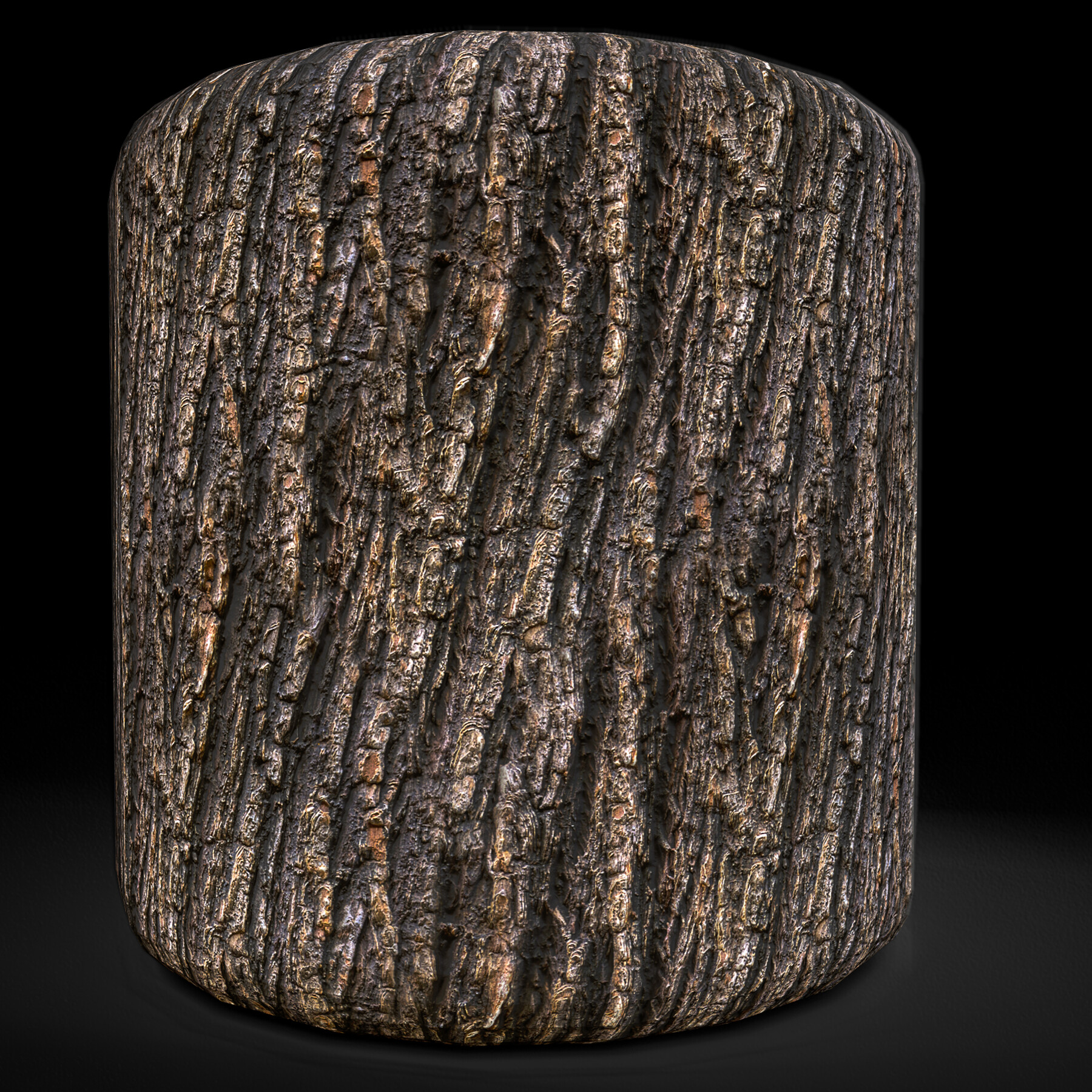 ArtStation - Wood Bark Texture 4K Vol 1 | Resources