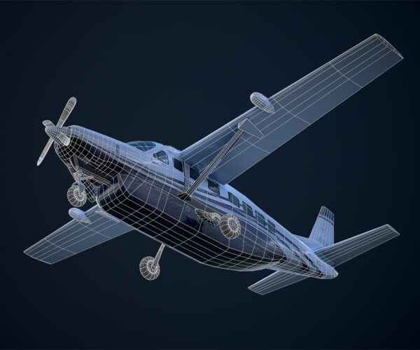 ArtStation - Cessna 208 Caravan VR Unreal PKG VR / AR / low-poly | Game Assets