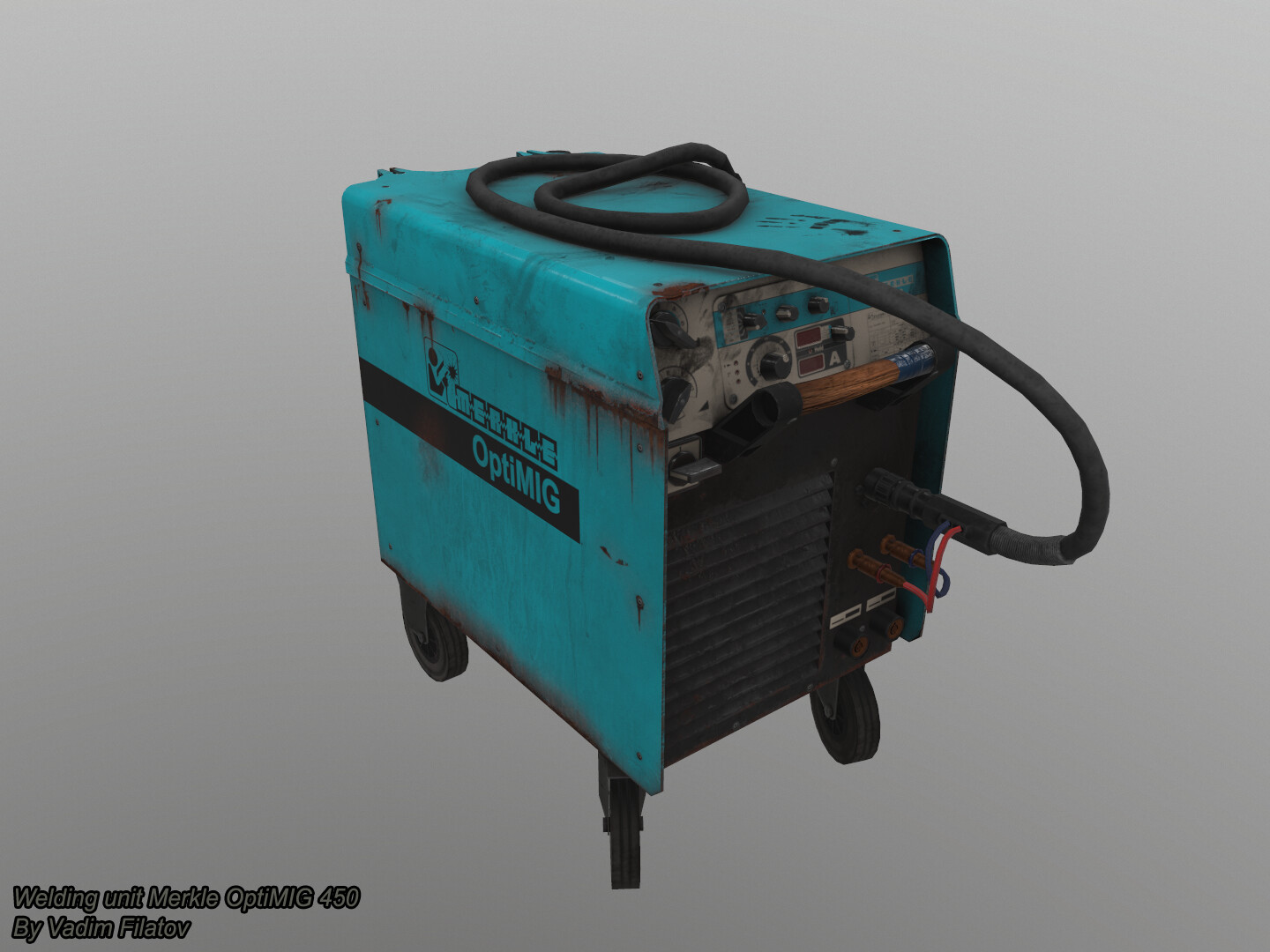 ArtStation - Welding unit Merkle OptiMIG 450 | Game Assets