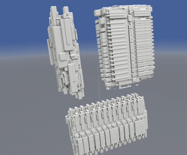 ArtStation - 99+ Structural Greebles [Adobe Medium, Substance 3D ...