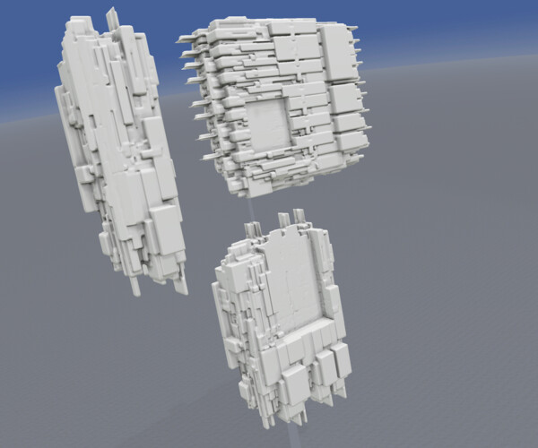 ArtStation - 99+ Structural Greebles [Adobe Medium, Substance 3D ...