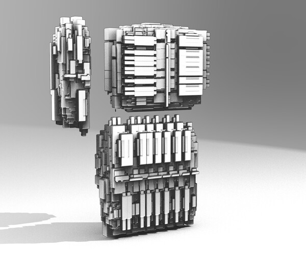 ArtStation - 99+ Structural Greebles [Adobe Medium, Substance 3D ...