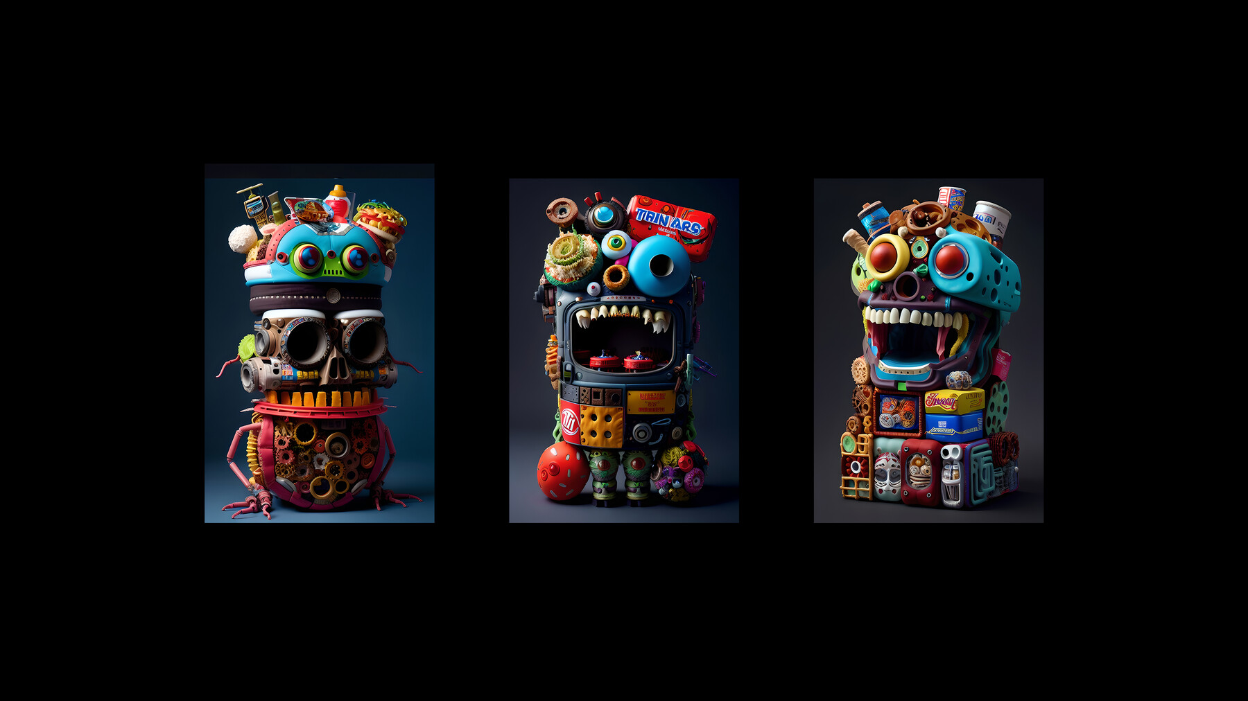 ArtStation - Garbage zombie car, steampunk style+ Trash zombie skull ...