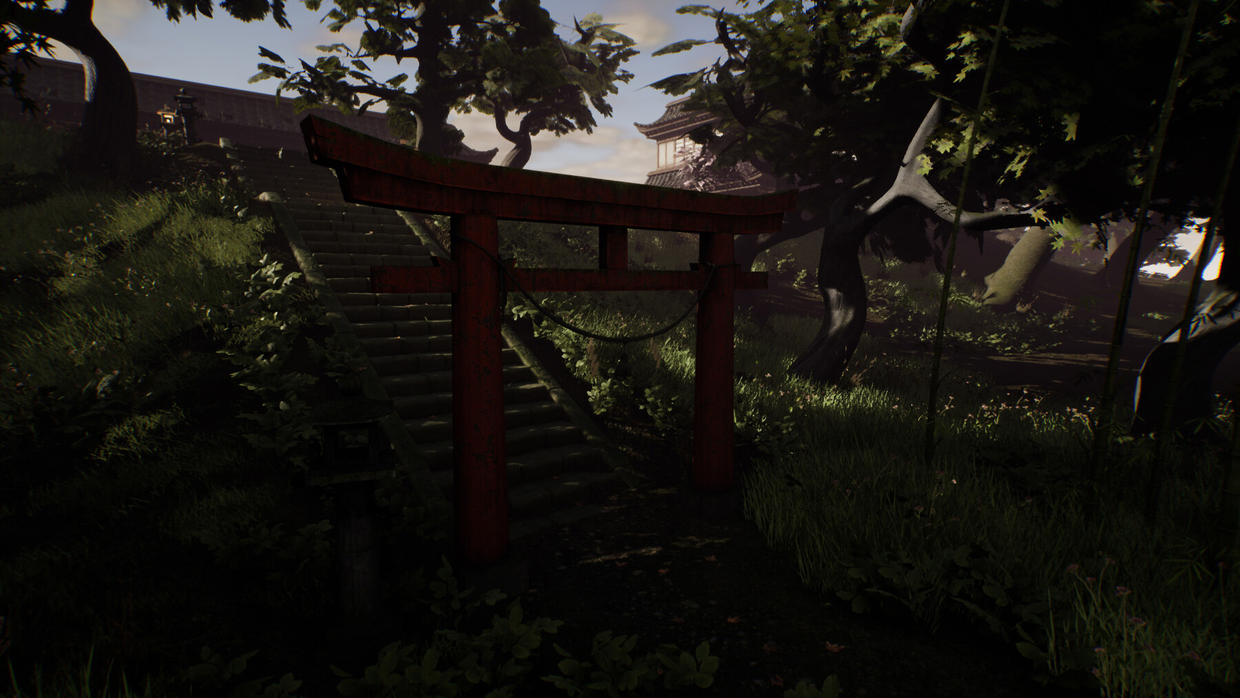 ArtStation - Japanese House and Foliage Environment Asset Pack | Game ...