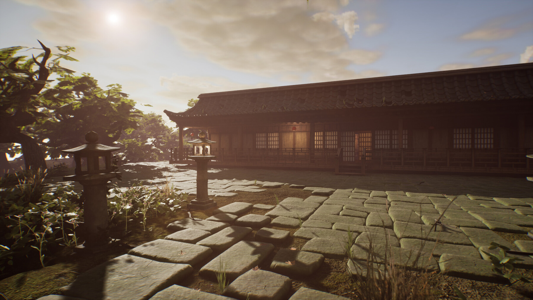 ArtStation - Japanese House and Foliage Environment Asset Pack | Game ...