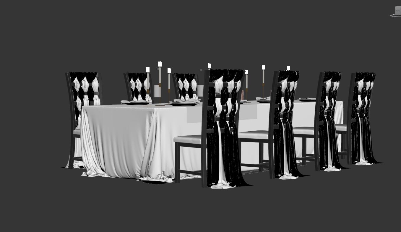 ArtStation - Dining Table | Resources