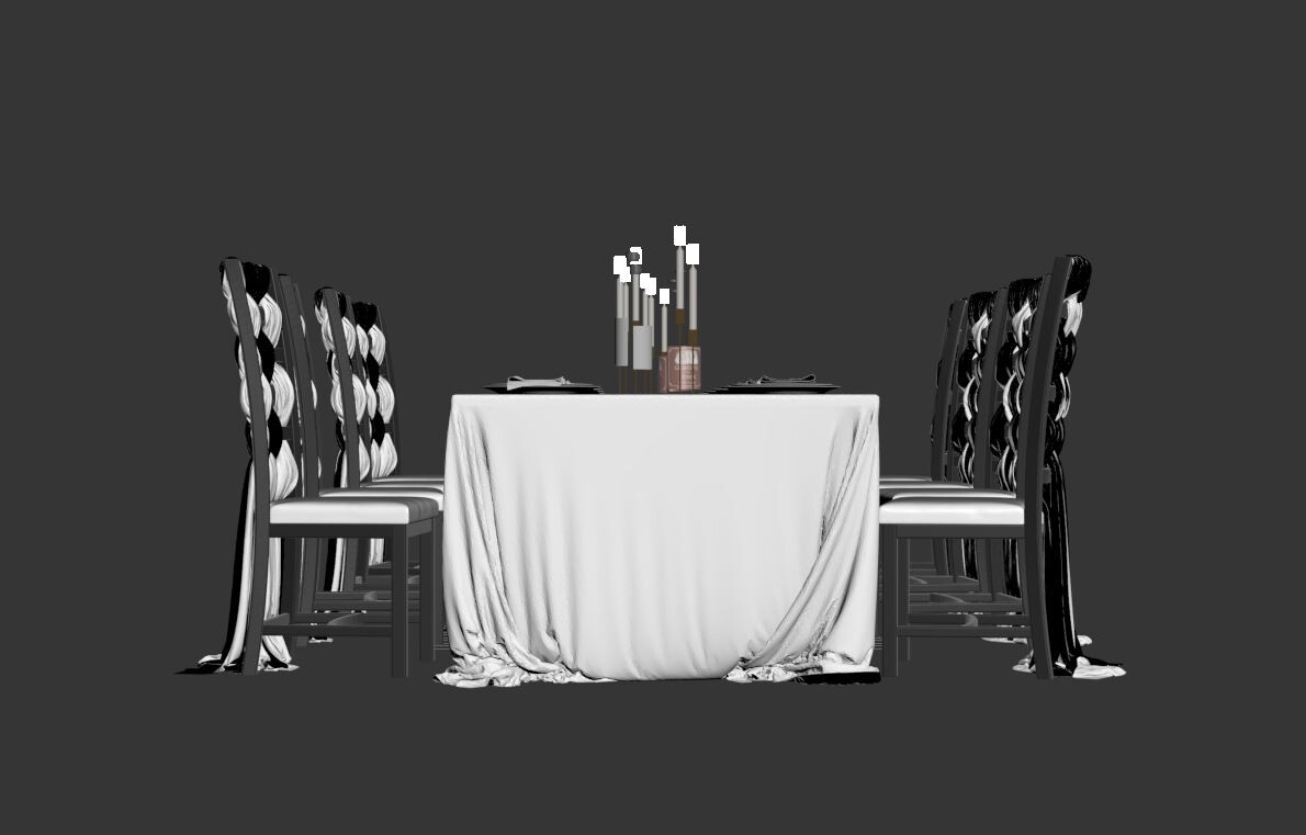 ArtStation - Dining Table | Resources