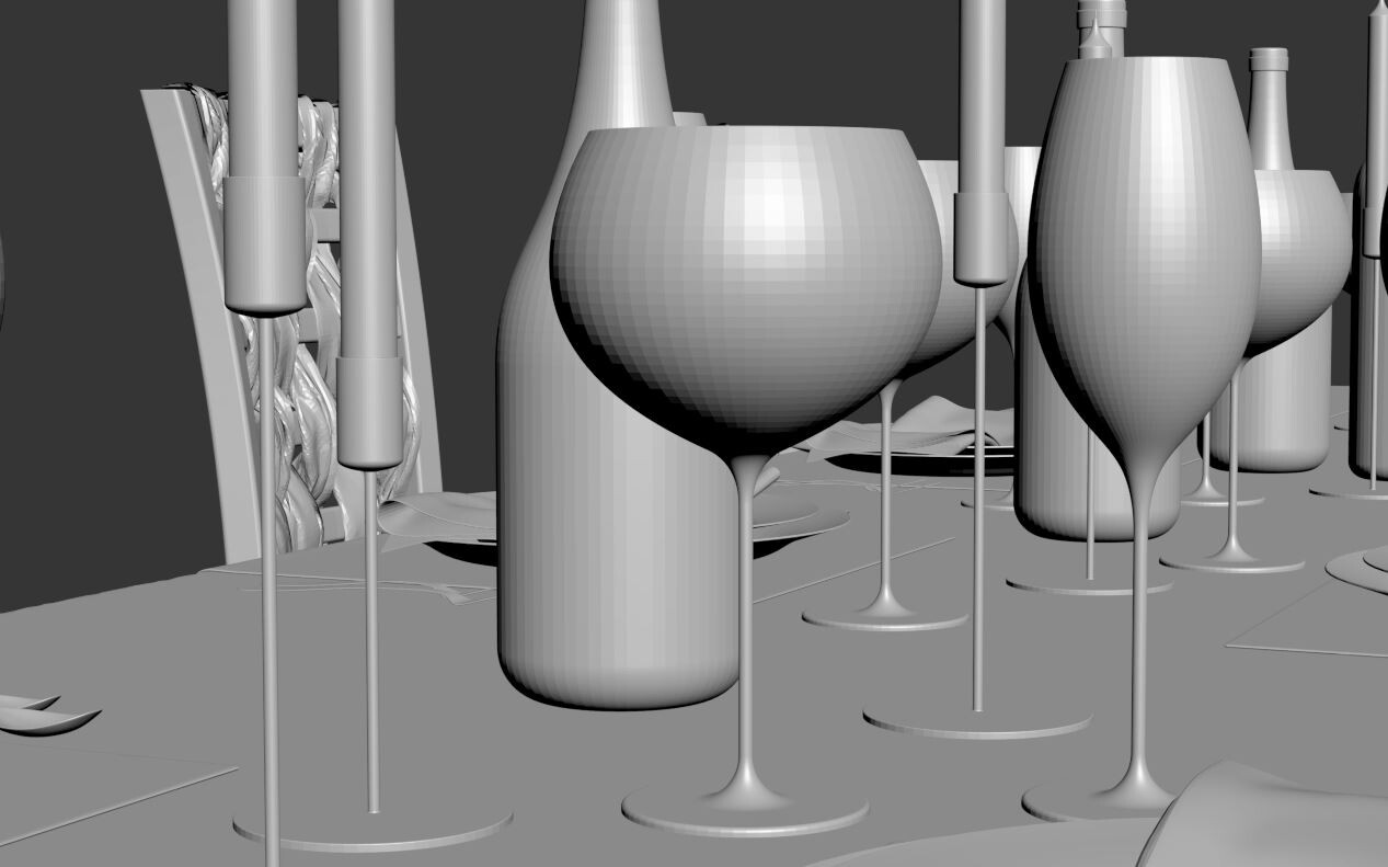 ArtStation - Dining Table | Resources