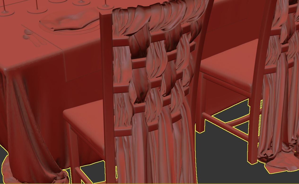 ArtStation - Dining Table | Resources