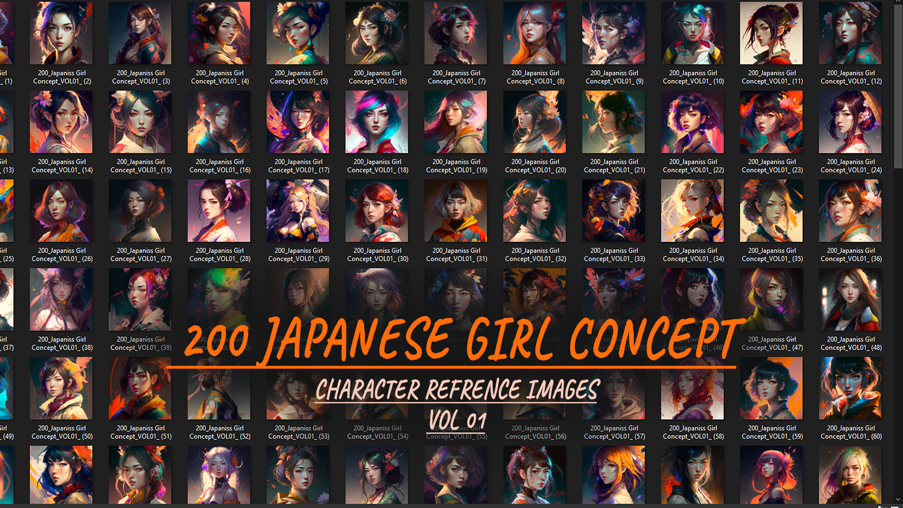 ArtStation - 200 Japanese Girl Concept - VOL01 | Artworks