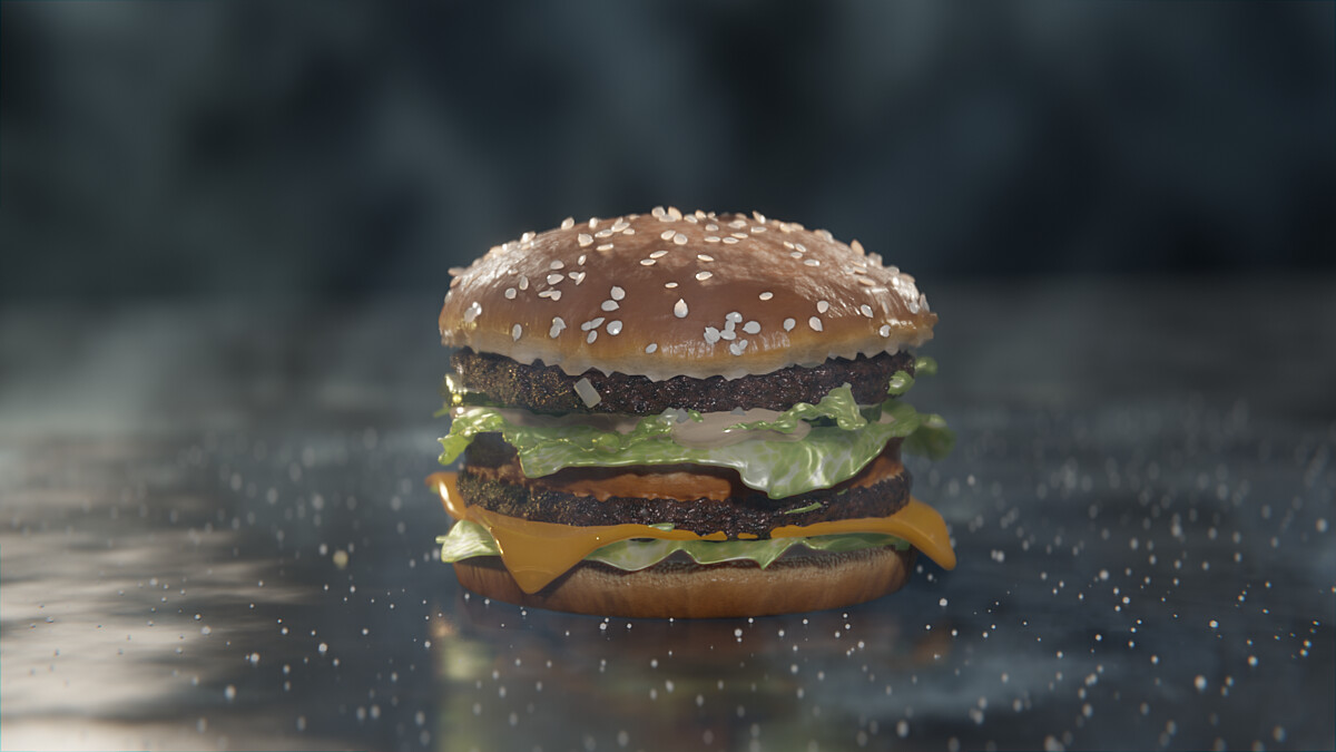 ArtStation - Burger Blender Cycles & Eevee | Resources