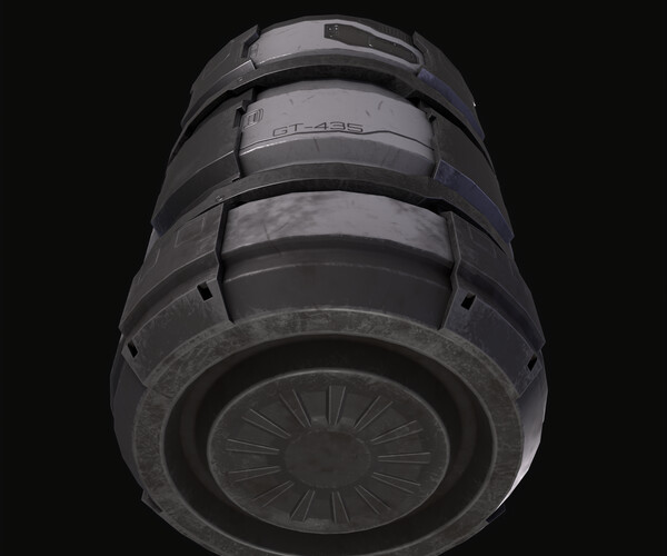 ArtStation - Sci-fi Barrel | Game Assets