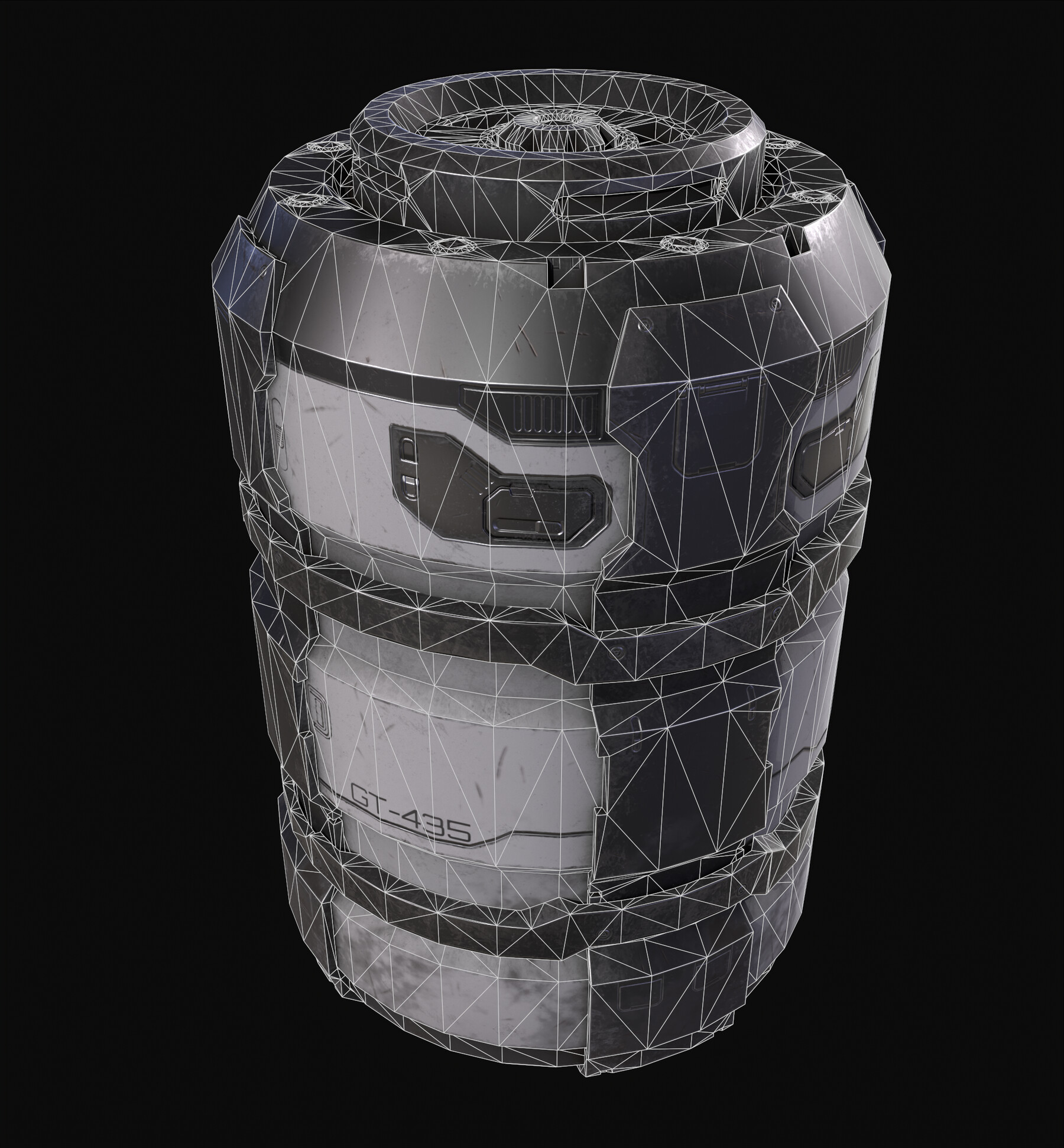ArtStation - Sci-fi Barrel | Game Assets