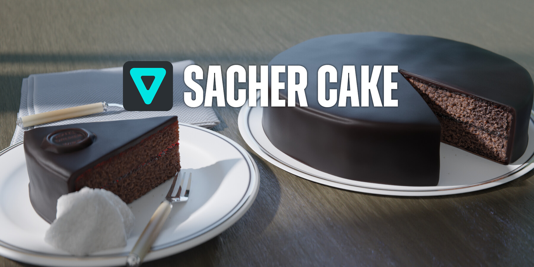ArtStation - Sacher Cake Blender Cycles | Resources