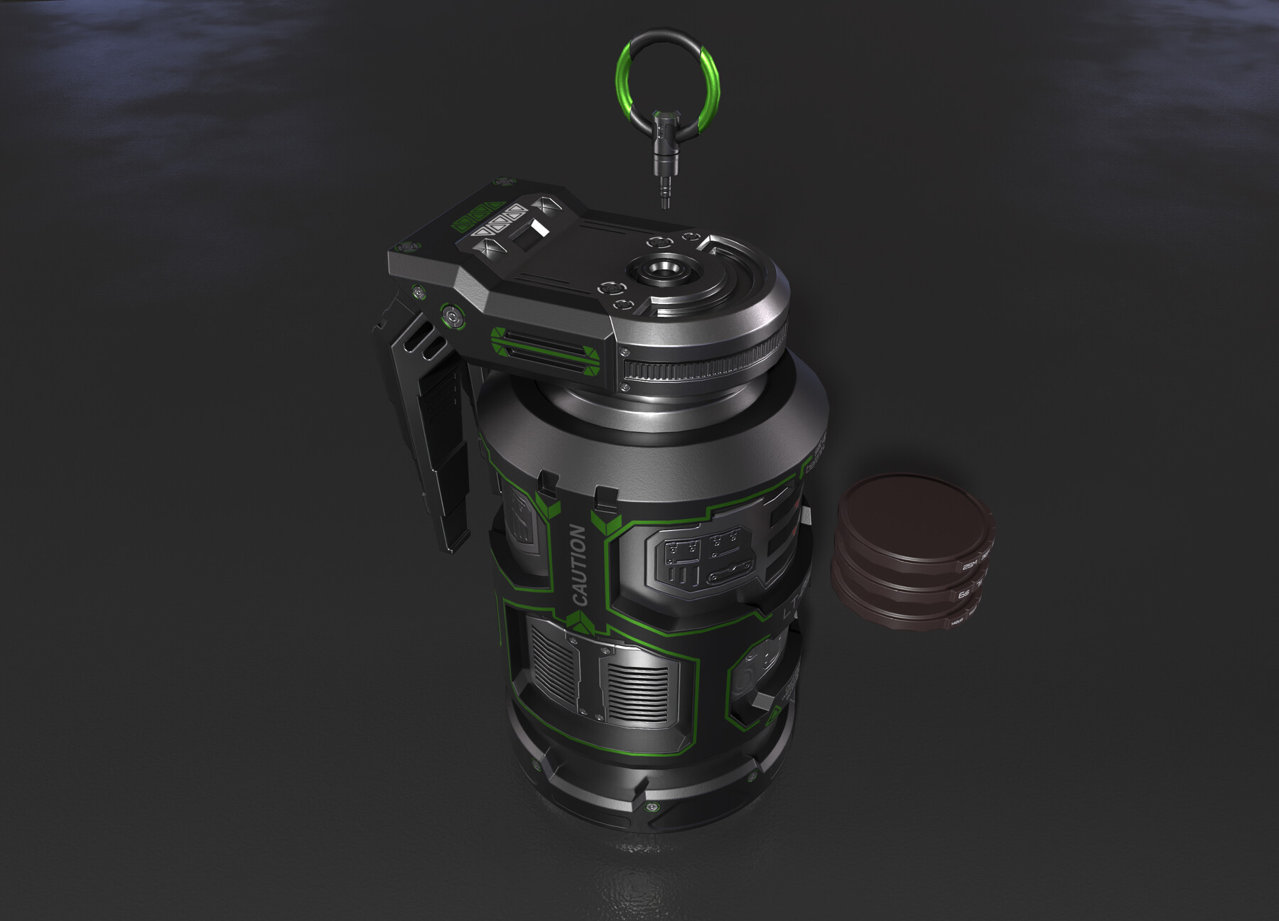 ArtStation - Sci-fi Grenade | Game Assets