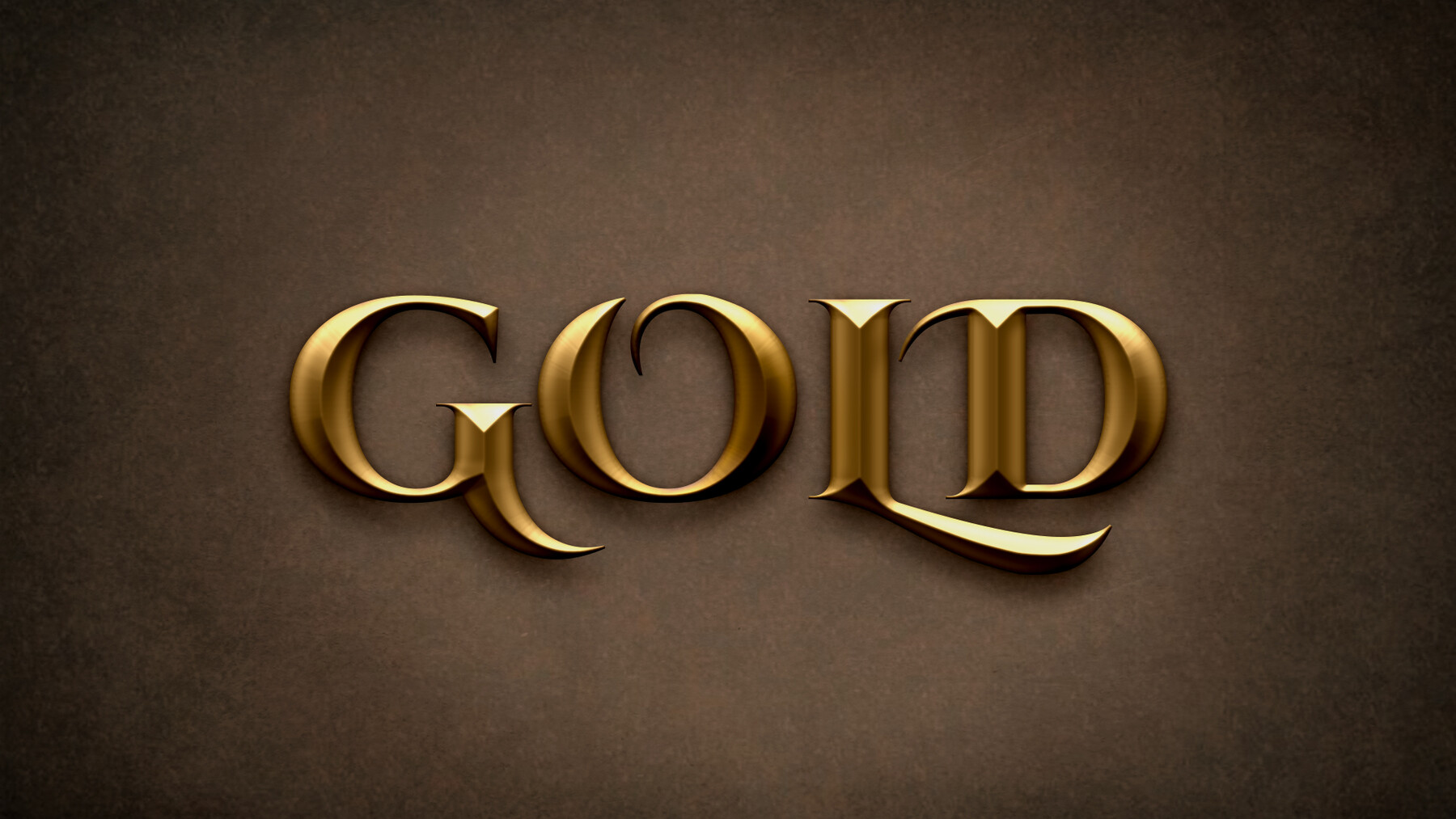 ArtStation - Gold. PSD fully editable text effect. Layer style PSD ...