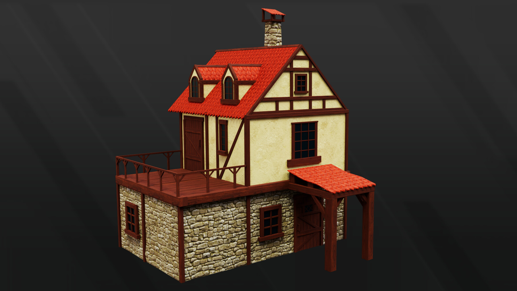 ArtStation - Medieval Modular Kit Vol.1 | Game Assets