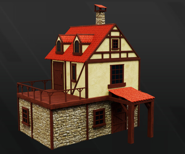 ArtStation - Medieval Modular Kit Vol.1 | Game Assets