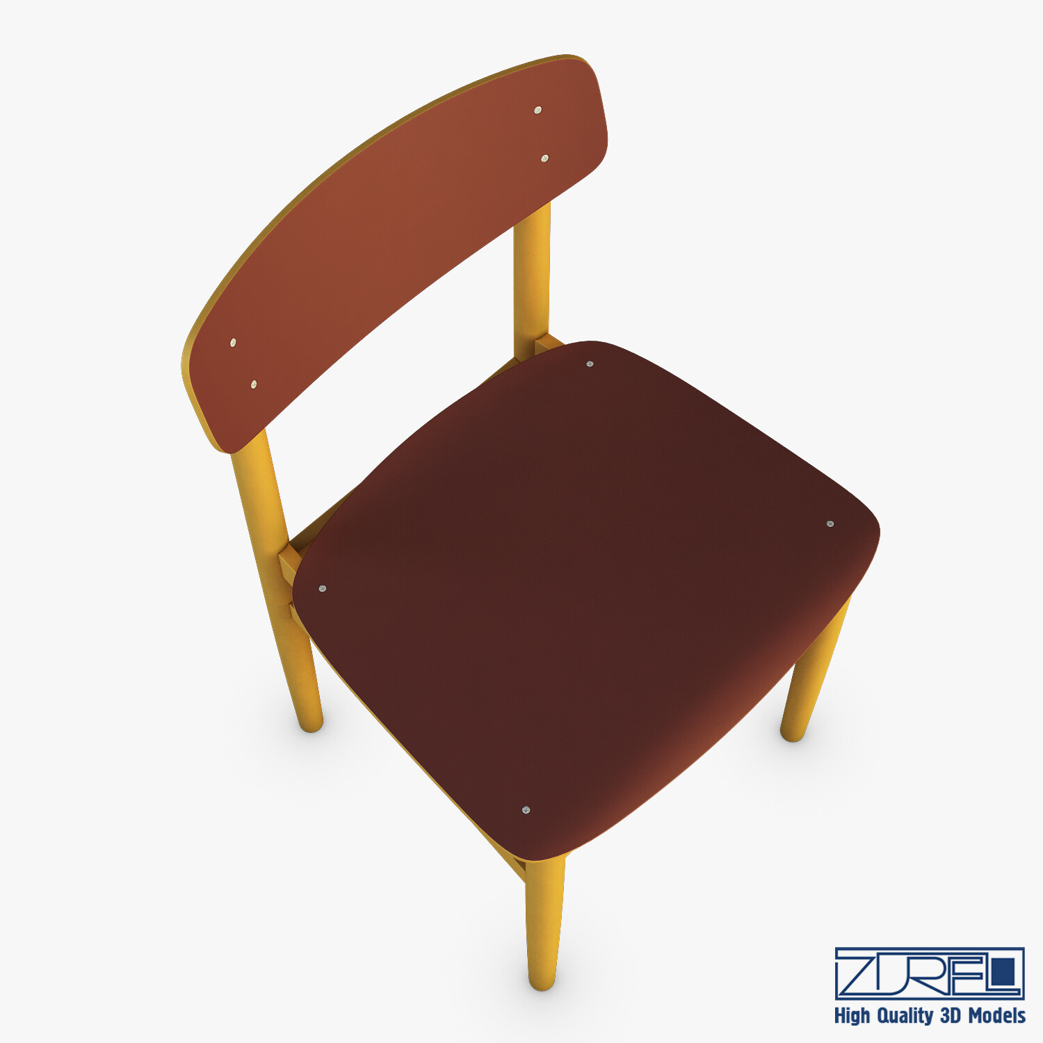 ArtStation - Modern Green Dot Side Chair | Resources