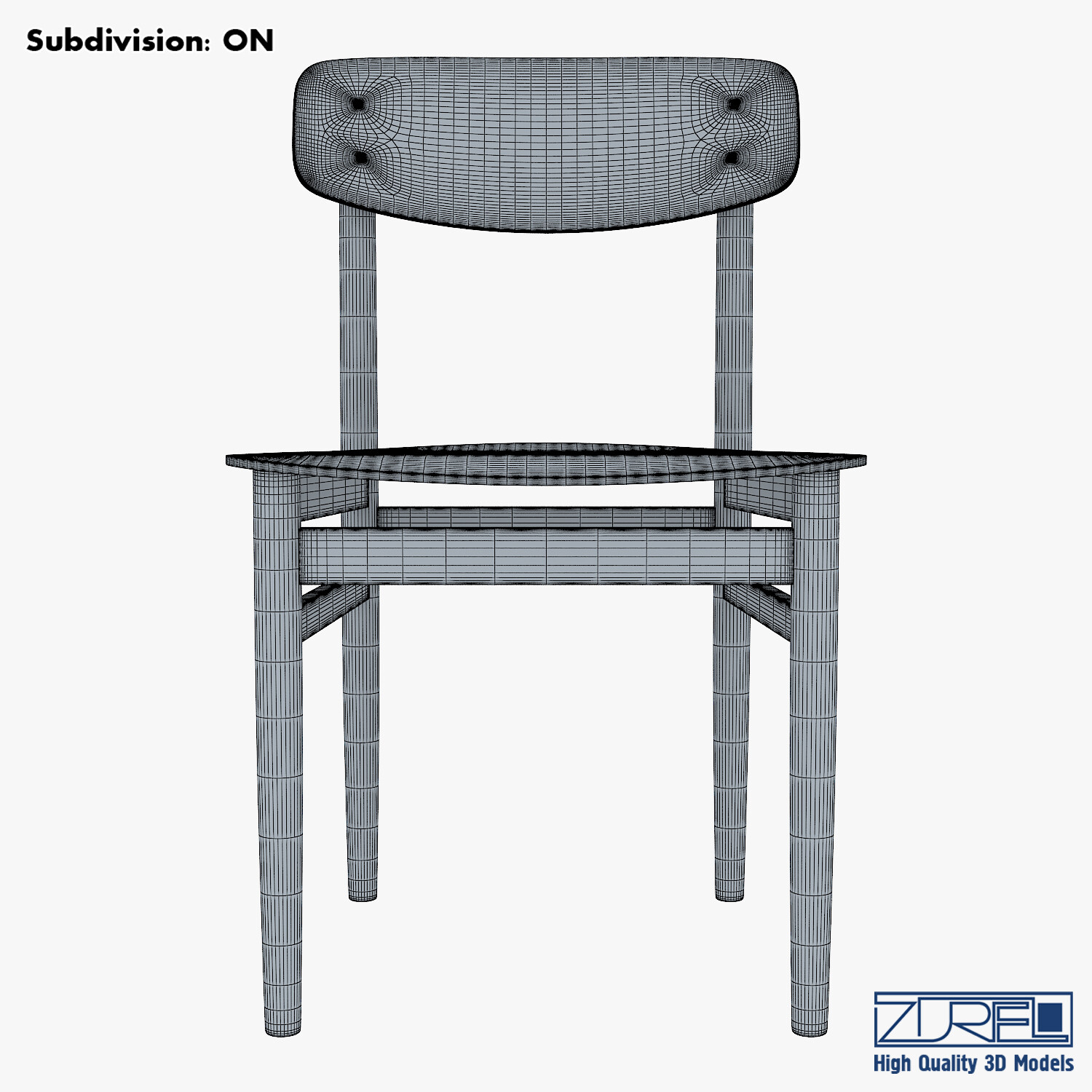 ArtStation - Modern Green Dot Side Chair | Resources