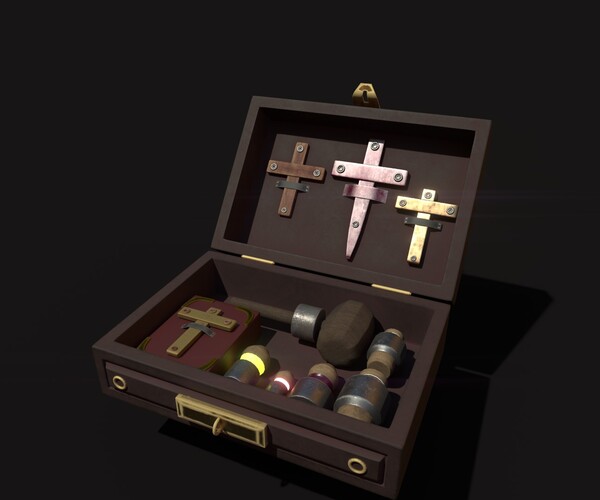 ArtStation - Horror Jesus Christ box | Resources