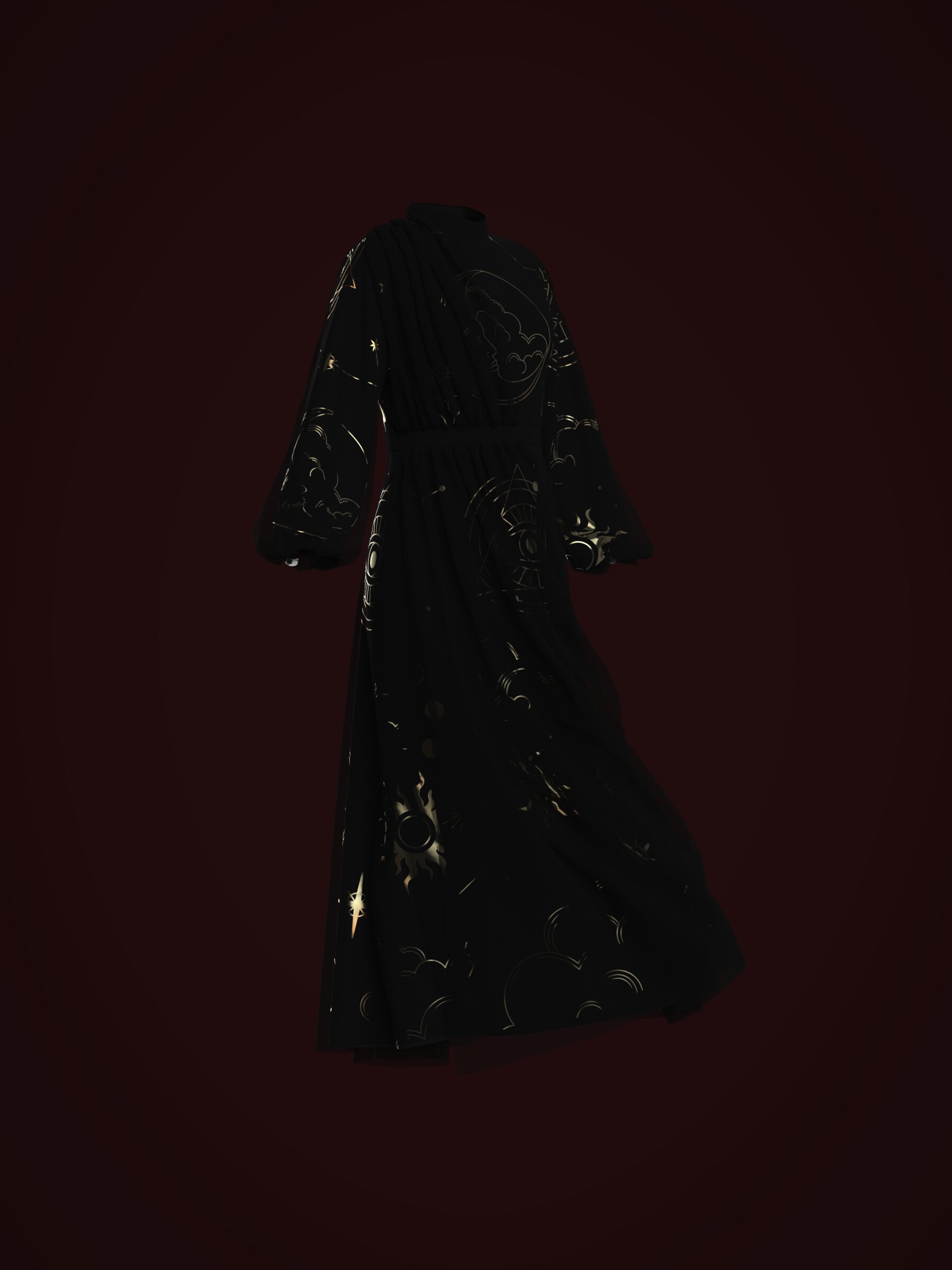 ArtStation - 3D MYSTICAL DRESS | Resources