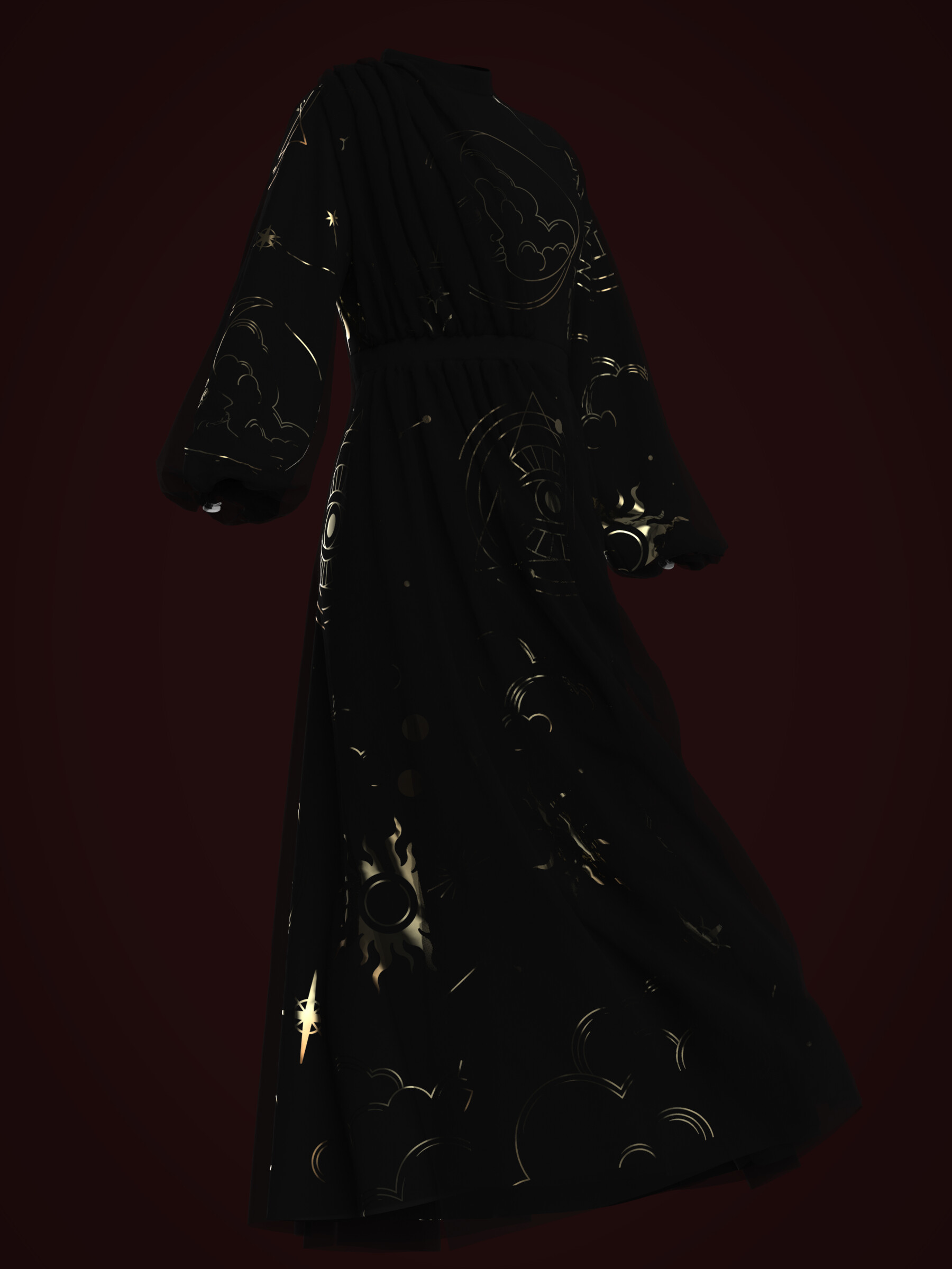 ArtStation - 3D MYSTICAL DRESS | Resources