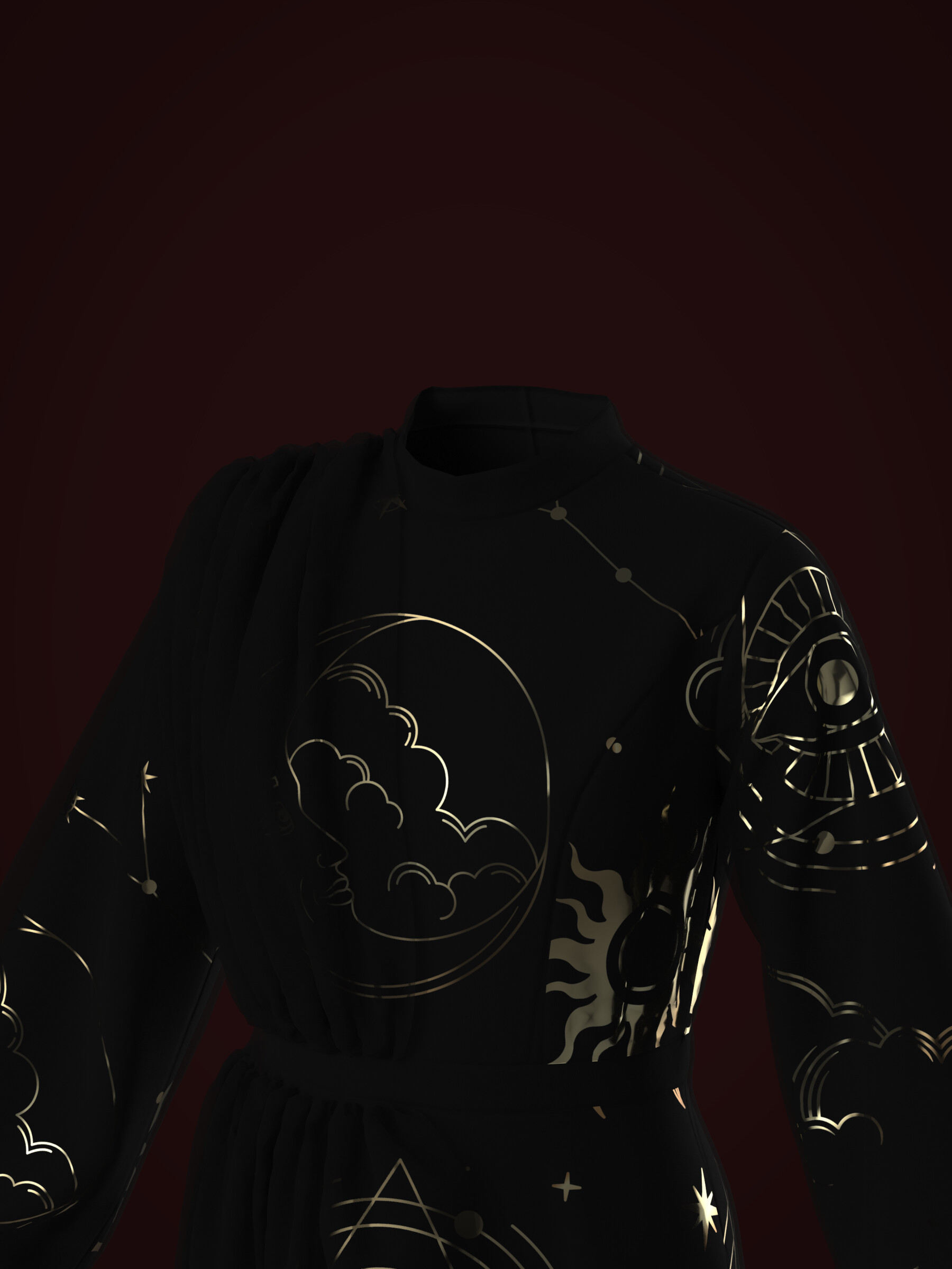 ArtStation - 3D MYSTICAL DRESS | Resources