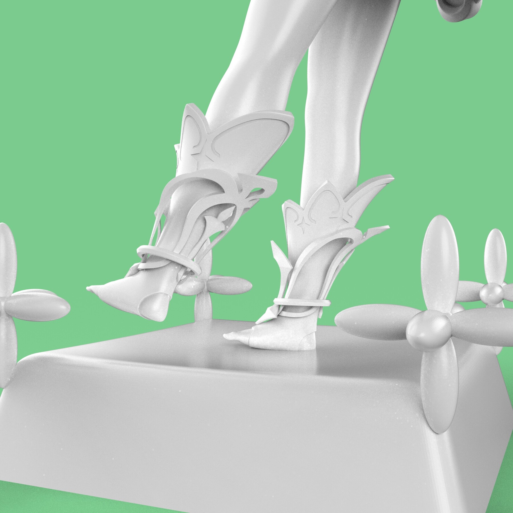 ArtStation - Nahida - Genshin Impact STL (Fourth Attack Pose) | Resources