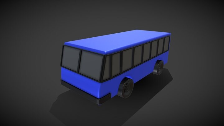 ArtStation - Bus 3D Model | Resources