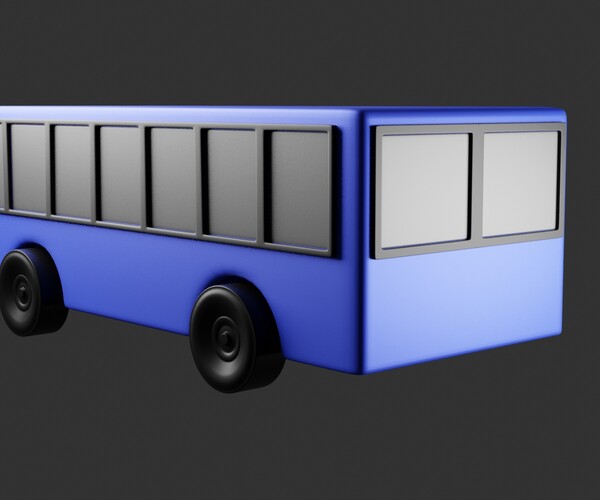 ArtStation - Bus 3D Model | Resources