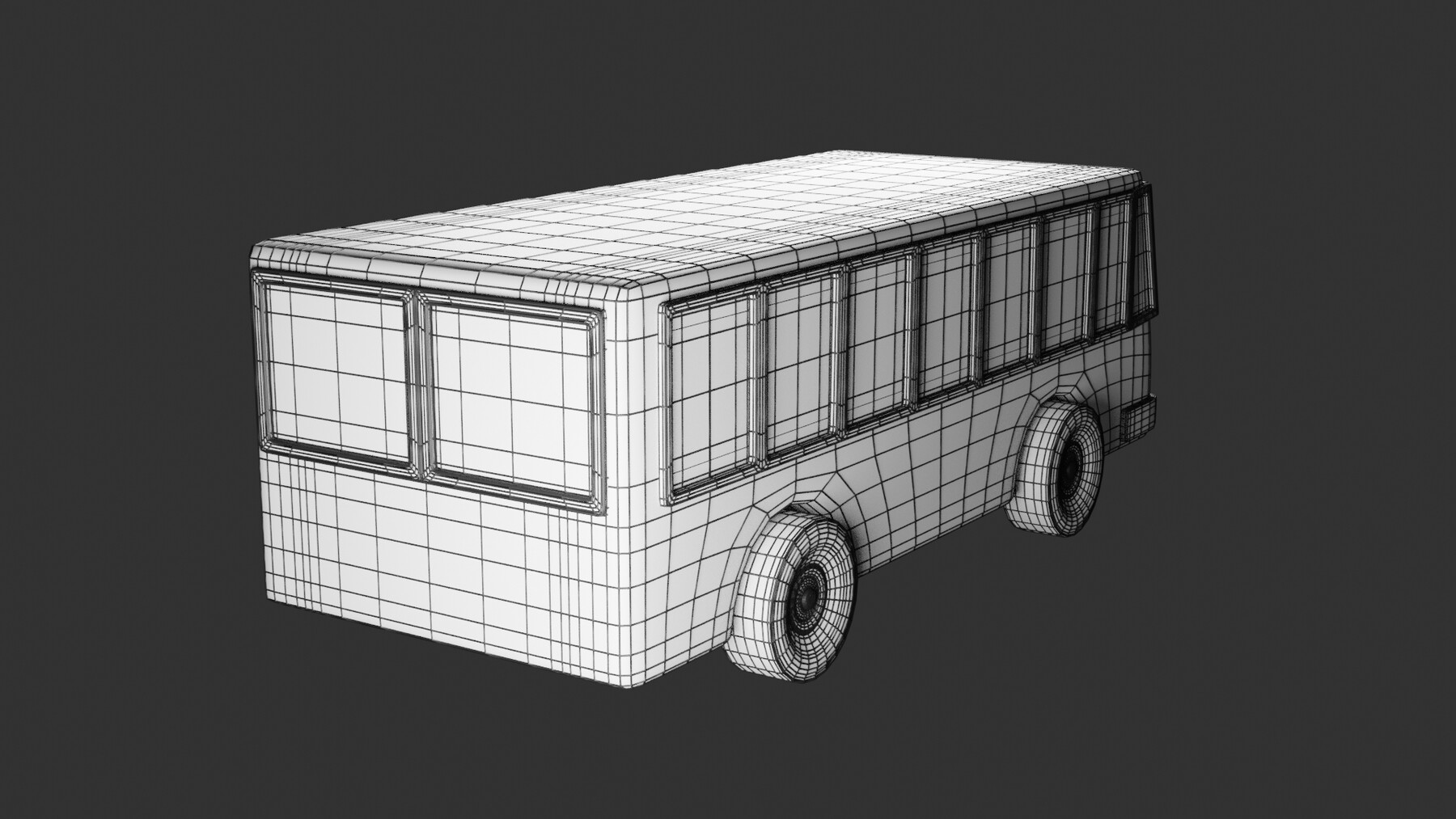 ArtStation - Bus 3D Model | Resources