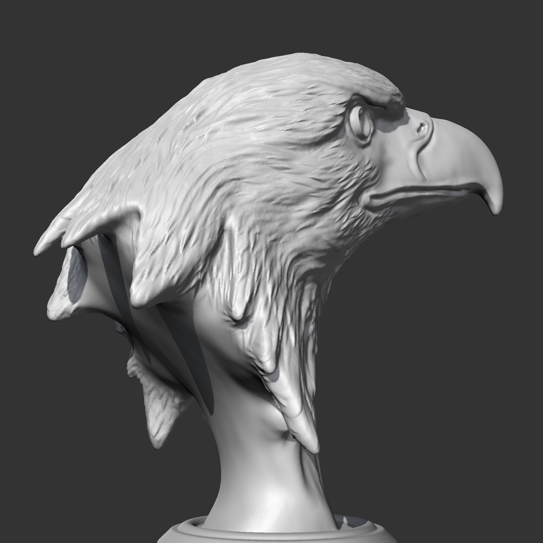 ArtStation - Bald Eagle Head AM07 3D print model | Resources