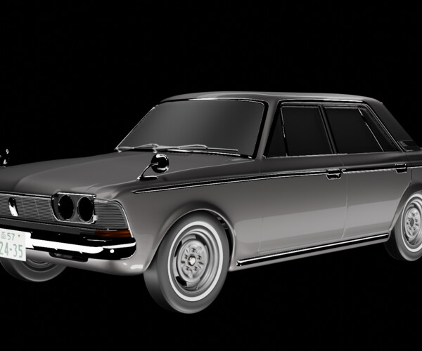 ArtStation - TOYOTA CROWN MS50 solid body | Game Assets