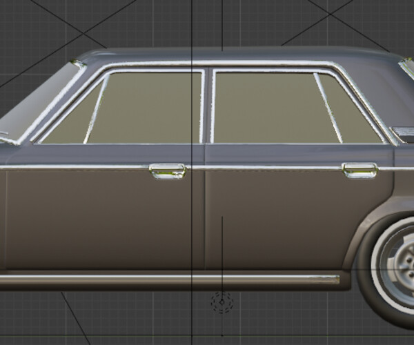 ArtStation - TOYOTA CROWN MS50 solid body | Game Assets