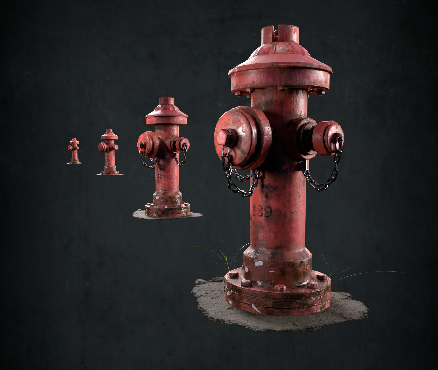 ArtStation - FIRE HYDRANT GAME-READY ASSET | Game Assets