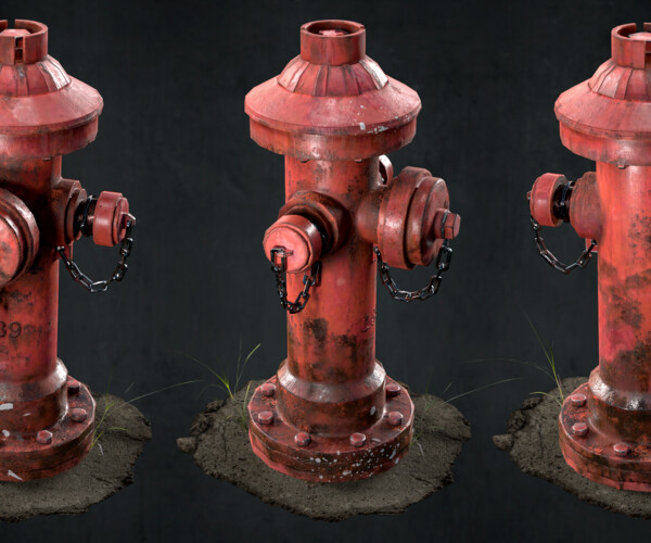 ArtStation - FIRE HYDRANT GAME-READY ASSET | Game Assets
