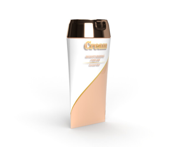 ArtStation - Cosmetic Cream Tube 3D Model | Resources