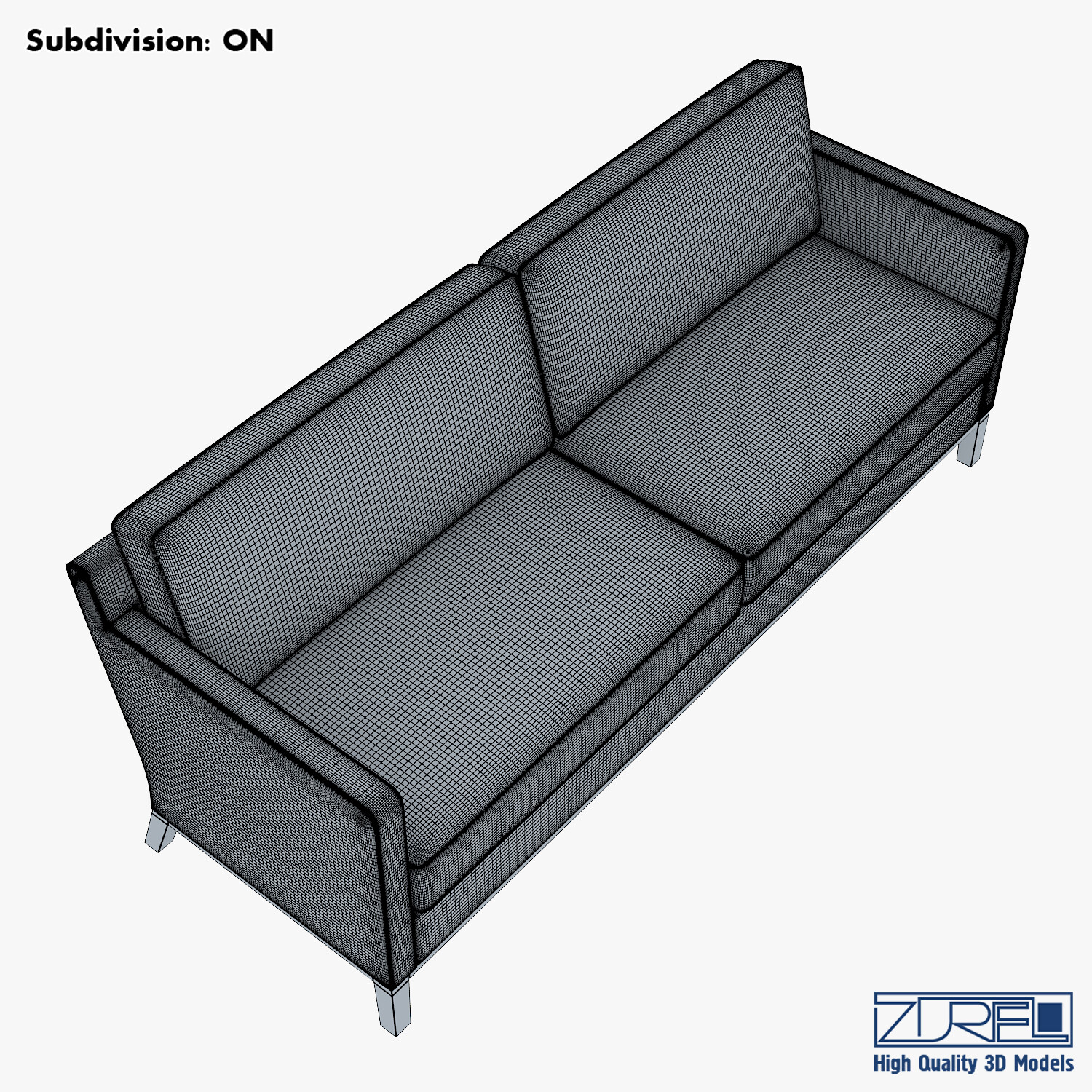 ArtStation - KM-Classic Low Sofa | Resources
