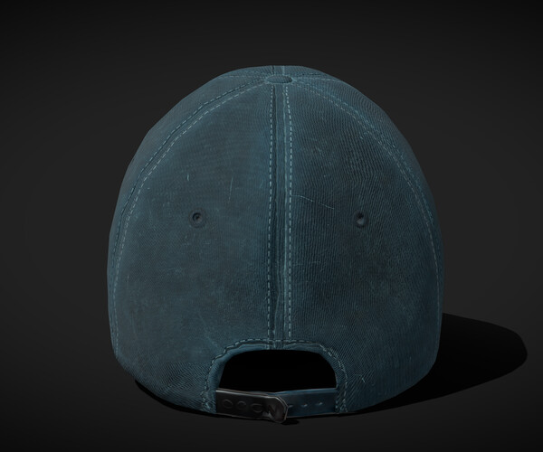 ArtStation - Baseball Cap Snapback - low poly 3D model | Game Assets