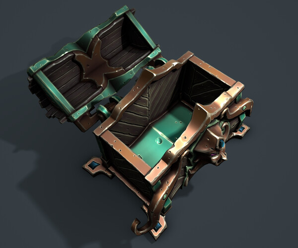 ArtStation - Ancient chest | Game Assets