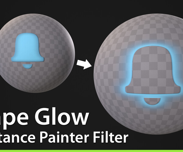 ArtStation - Shape Glow - Substance Painter Filter | Resources