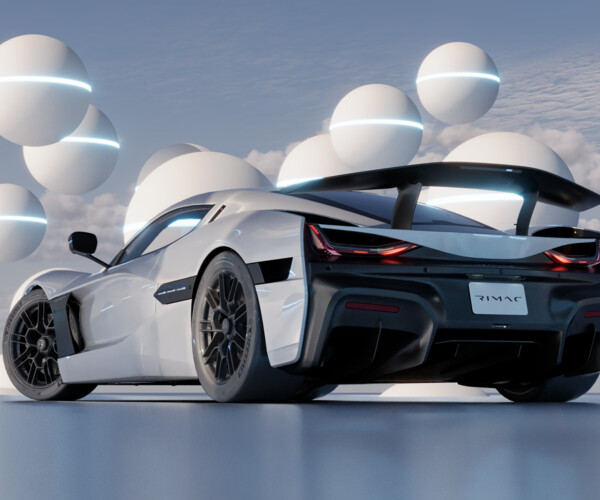 ArtStation - Rimac Nevera Production version || 2021 | Resources
