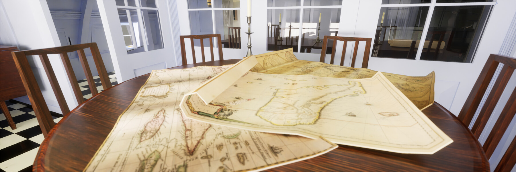 ArtStation - Sailing/Pirate Ship INTERIOR - 3D Model for Concept Art ...