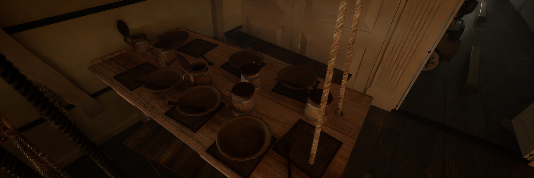 ArtStation - Sailing/Pirate Ship INTERIOR - 3D Model for Concept Art ...